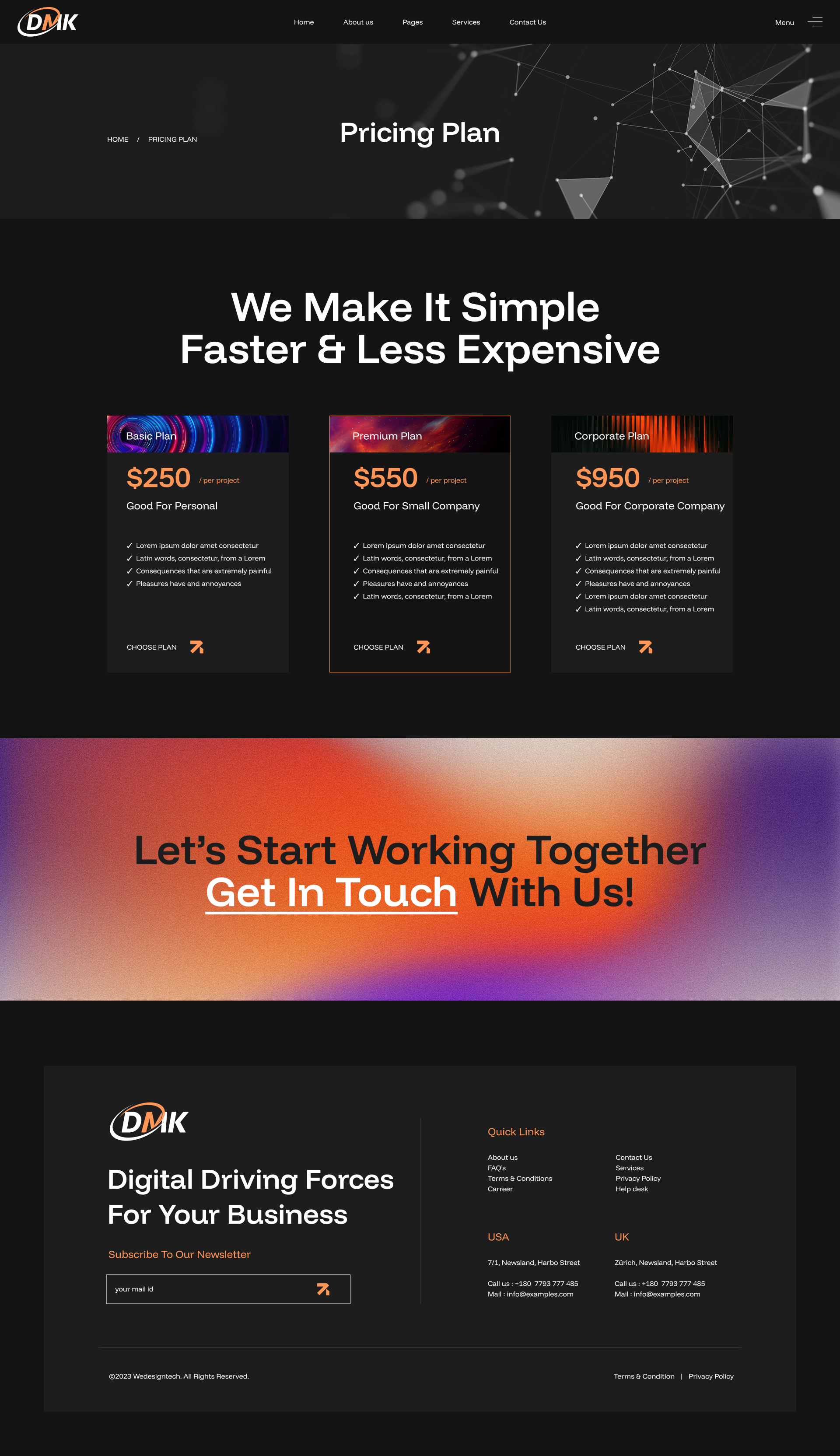 DMK - Digital Marketing Services Figma Template by BuddhaThemes | ThemeForest